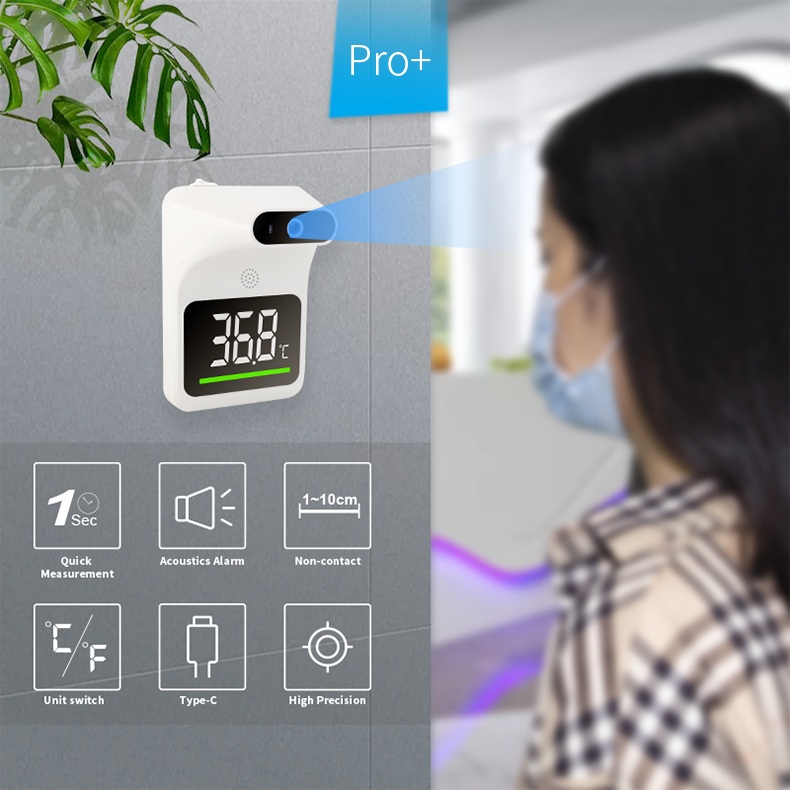 Wall Mount Infrared Digital Thermometer | Surgical Supplies | Medical ...