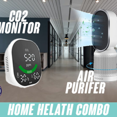 Home Health Device Combo - CO2 Monitor & Home Air Purifier | Surgical ...