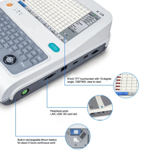 Biocare iE12A Digital Electrocardiograph | Surgical Supplies | Medical ...