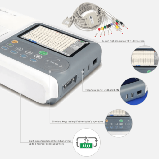 Biocare iE300 Digital Electrocardiograph | Surgical Supplies | Medical ...